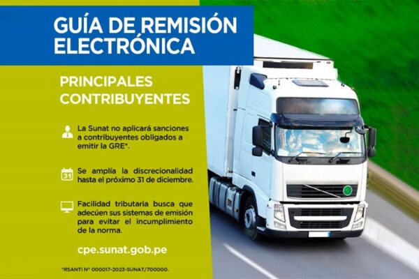 Guías De Remisión Sunat No Aplicará Sanciones A Contribuyentes